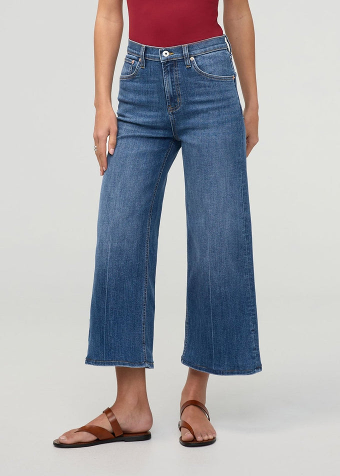Women's Swell High Rise Wide Leg Crop Jeans