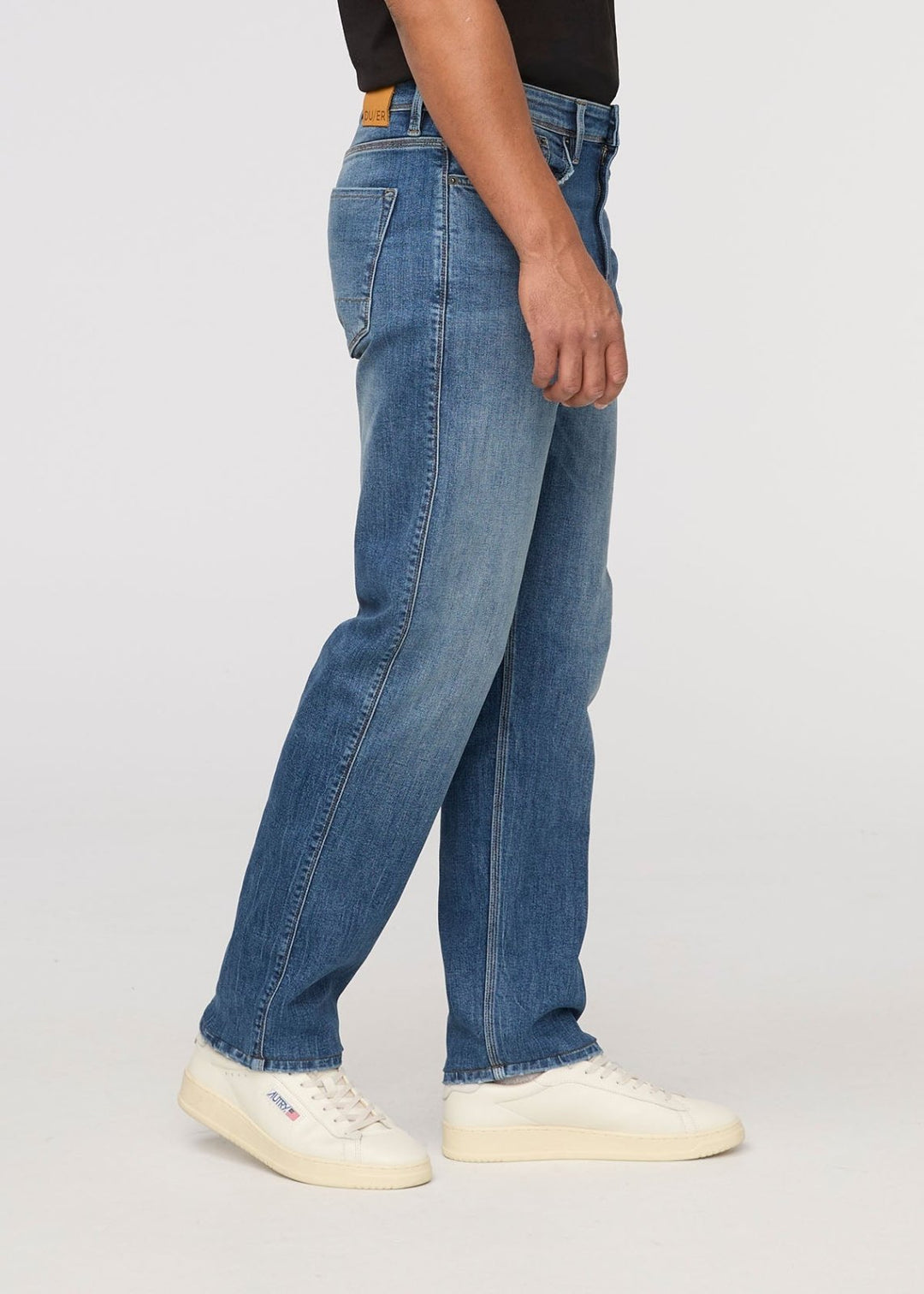 Men's Dust Storm Indigo Relaxed Straight Fit Stretch Jeans