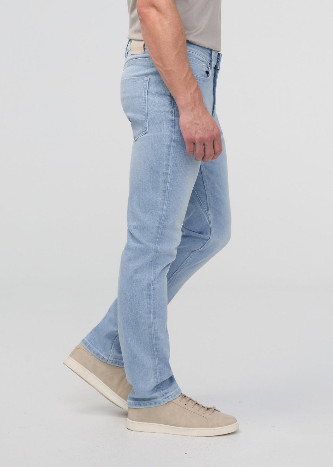 Men's Lunar Blue Slim Straight Fit Stretch Jeans