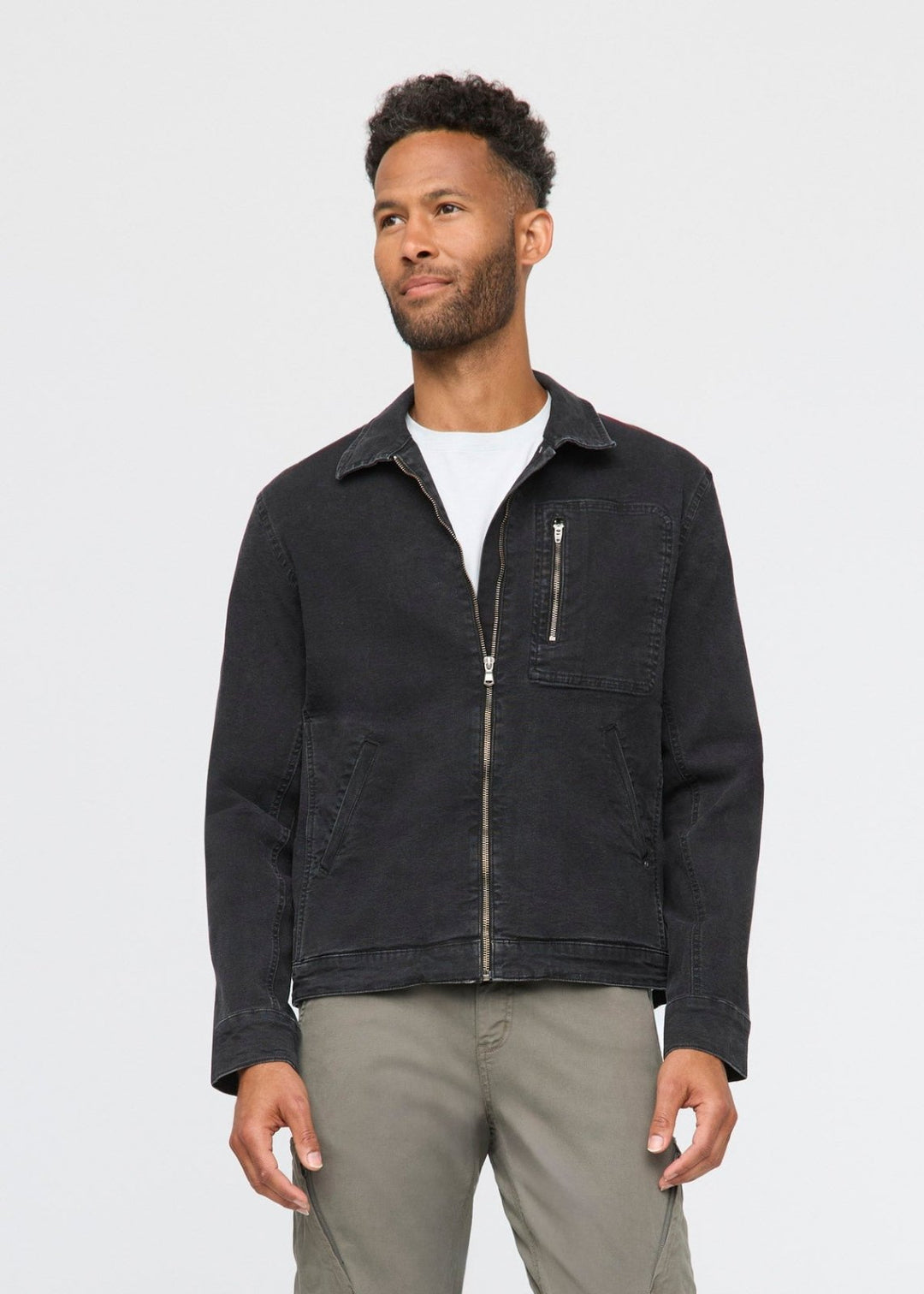 Men's Stretch Canvas Utility Jacket