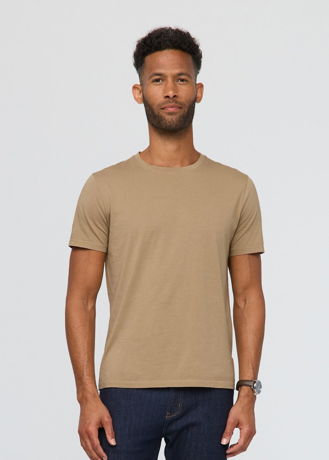 Men's 100% Pima Cotton Desert Khaki T-Shirt