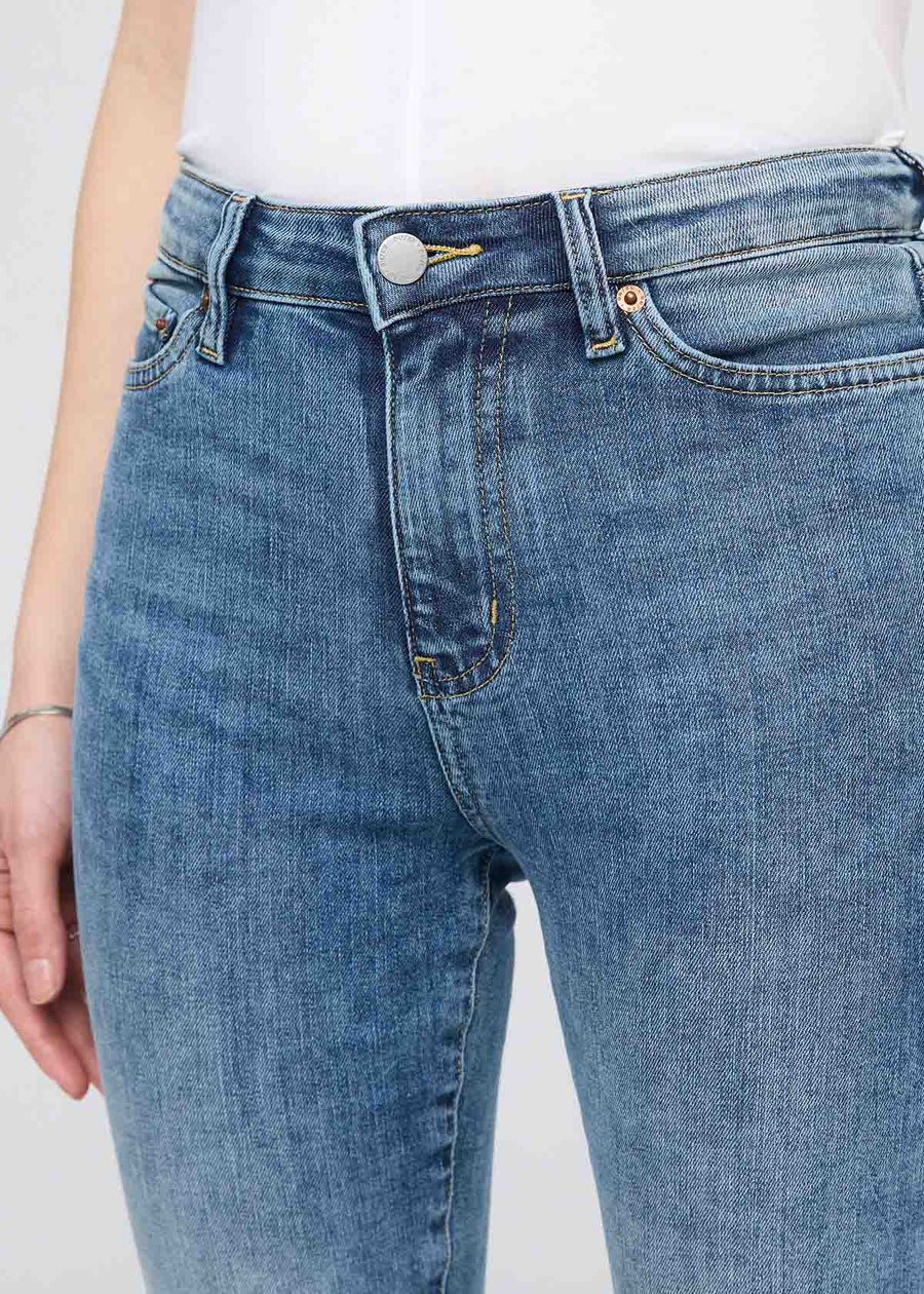 Women's Stretch Denim Kick Flare Jean