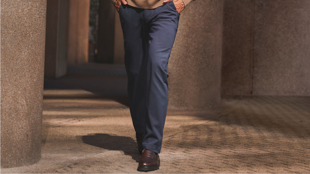 Men's Slim Straight Fit Stretch Trouser